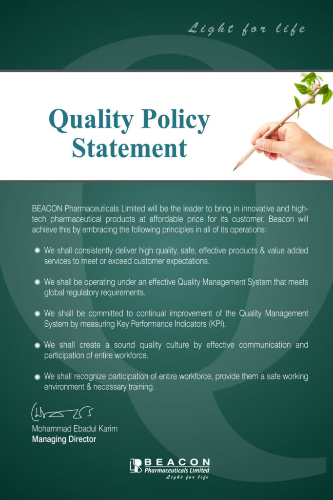 Quality Policy | Tagrix